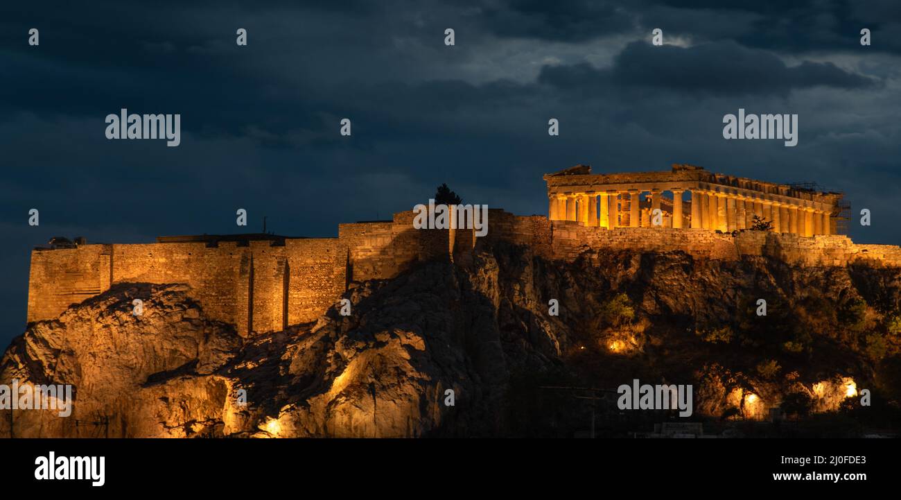 Acropolis parthenon sunset hi-res stock photography and images - Alamy