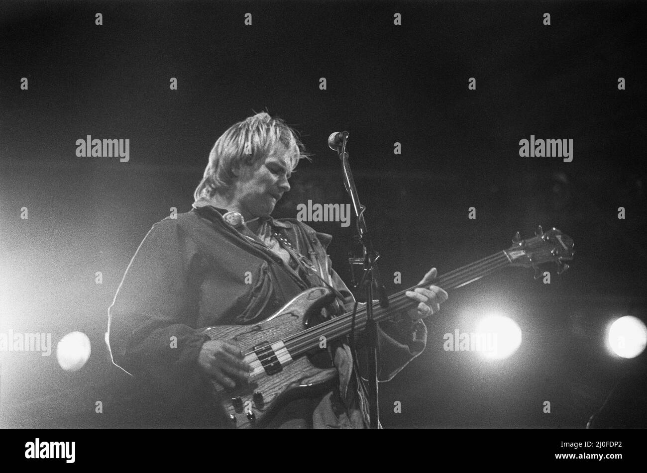 Sting lead singer with The Police, seen here performing on the opening ...