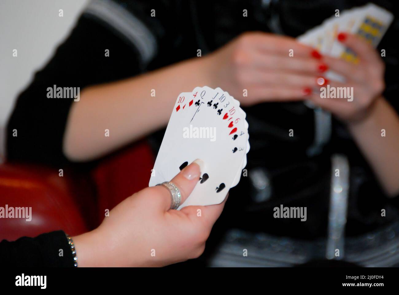 People playing cards Stock Photo - Alamy