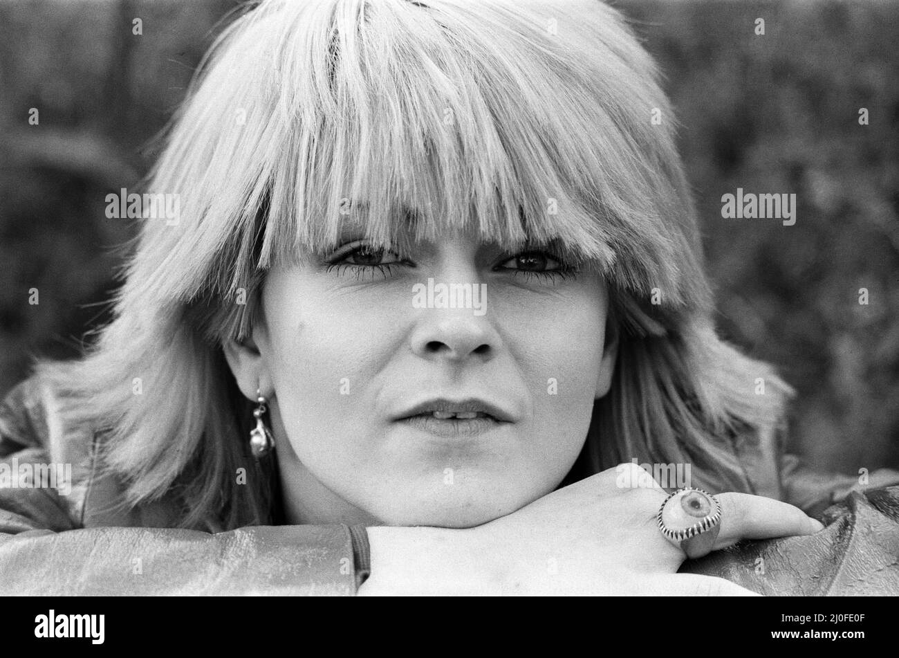 Punk actress and singer Toyah Willcox in Covent Garden, London, 22nd ...