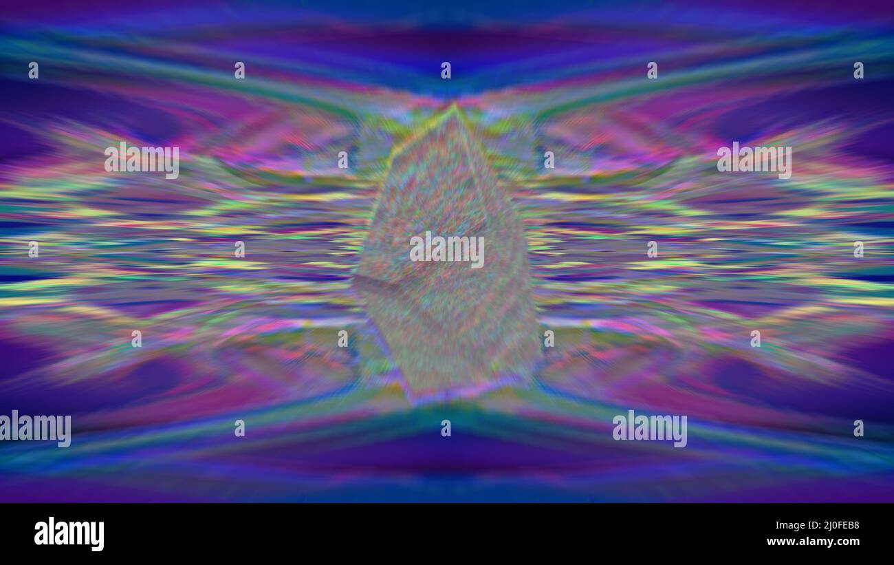 An abstract 3d glitch art burst background image Stock Photo - Alamy