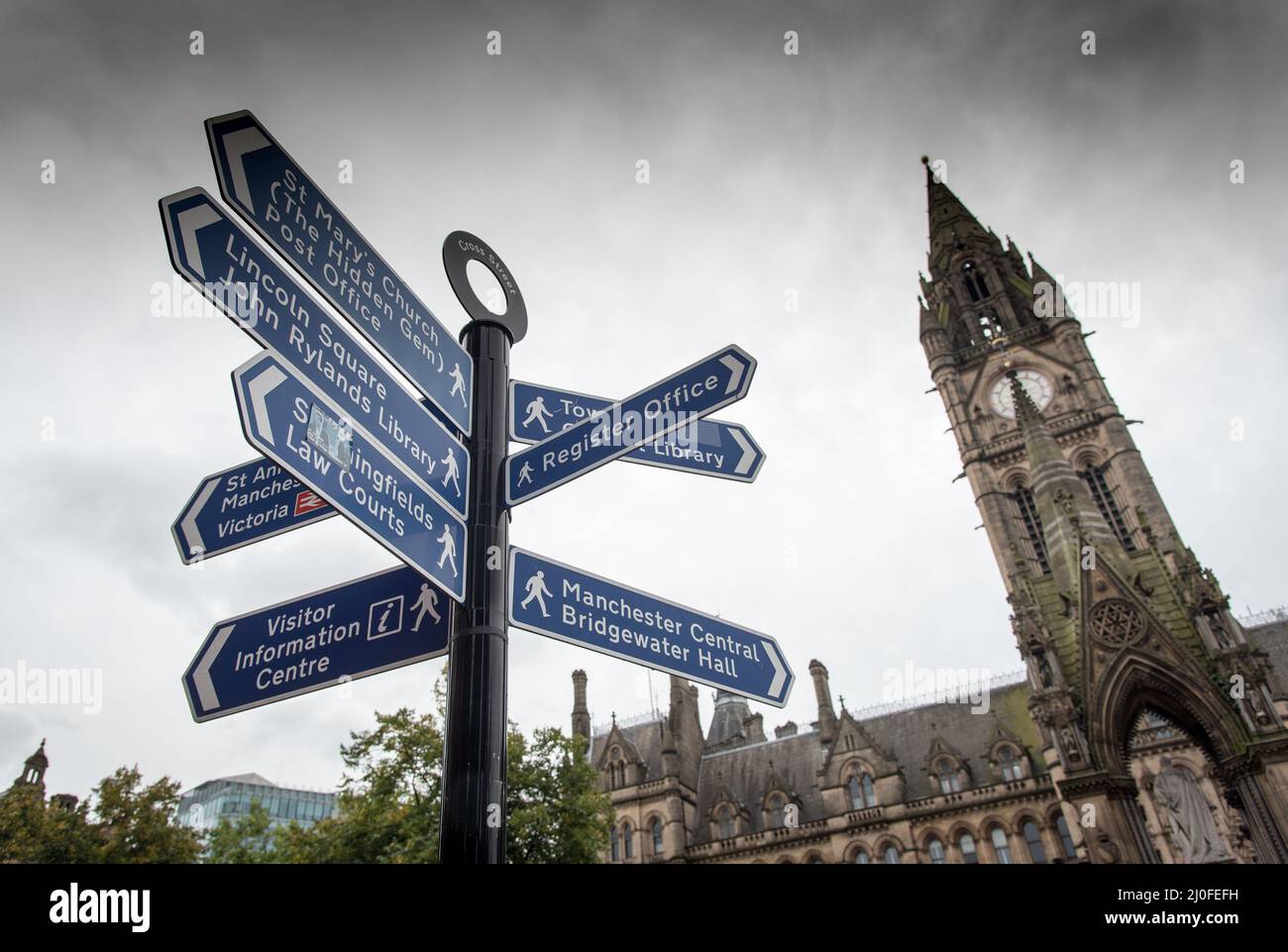 Manchester landmarks hi-res stock photography and images - Alamy