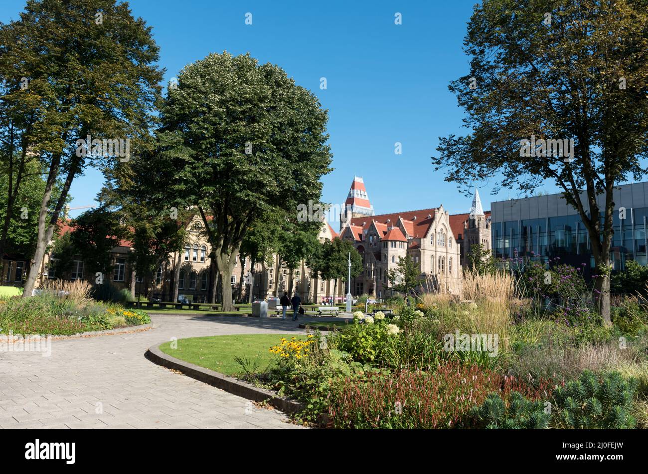 Manchester university campus hi-res stock photography and images - Alamy