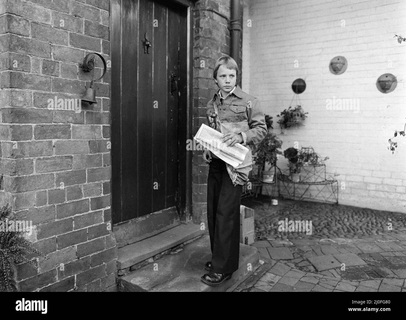 Reconstruction of the murder of Carl Bridgewater at Yew Tree Farm near ...