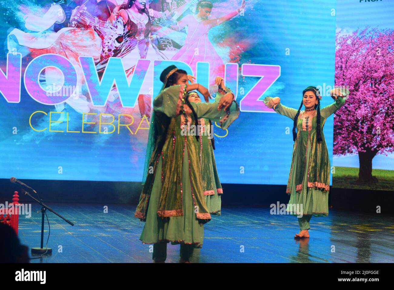 Islamabad, Pakistan. 17th Mar, 2022. Artists of Gilgit Baltistan music ...