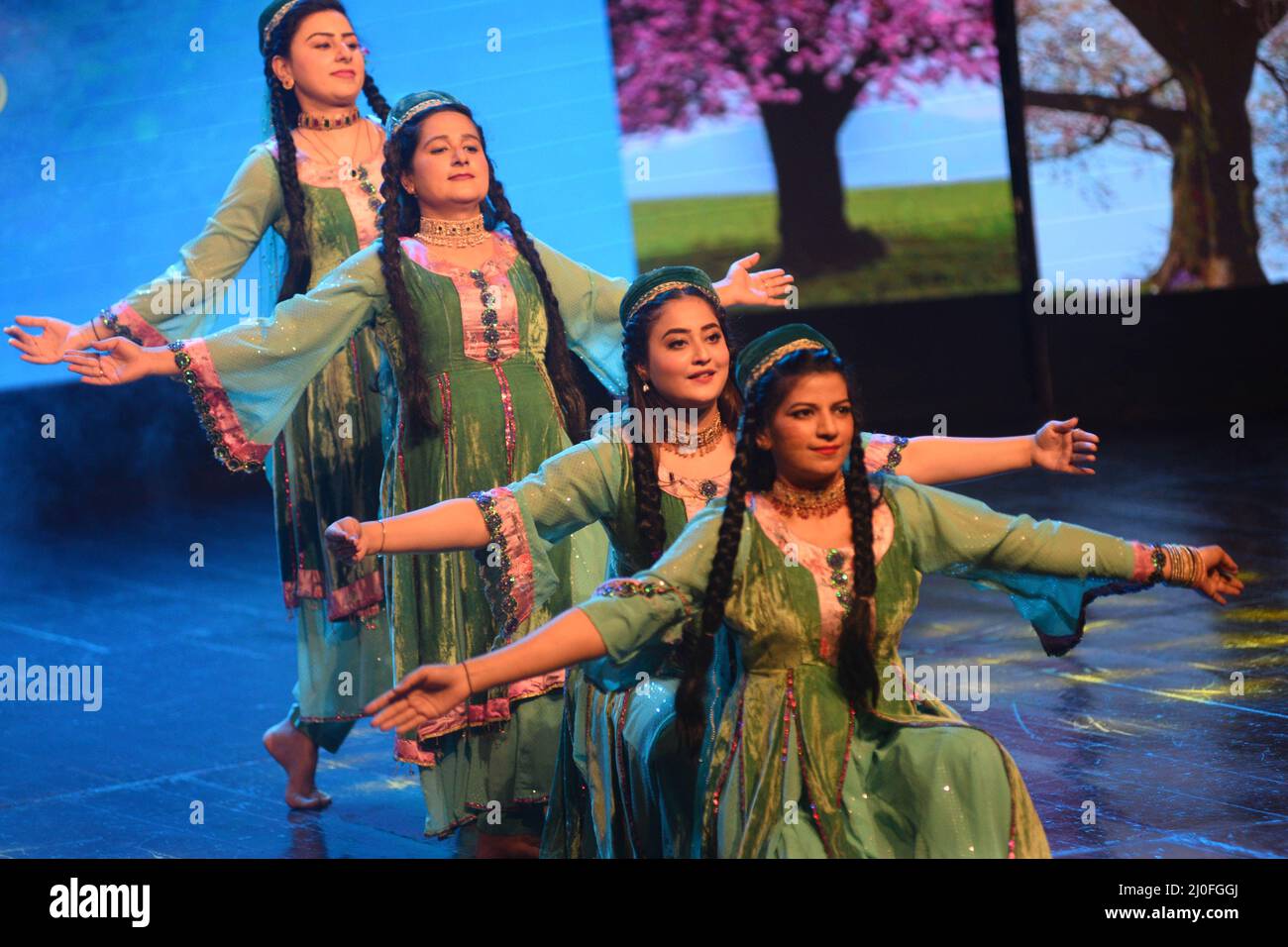 Islamabad, Pakistan. 17th Mar, 2022. Artists of Gilgit Baltistan music ...