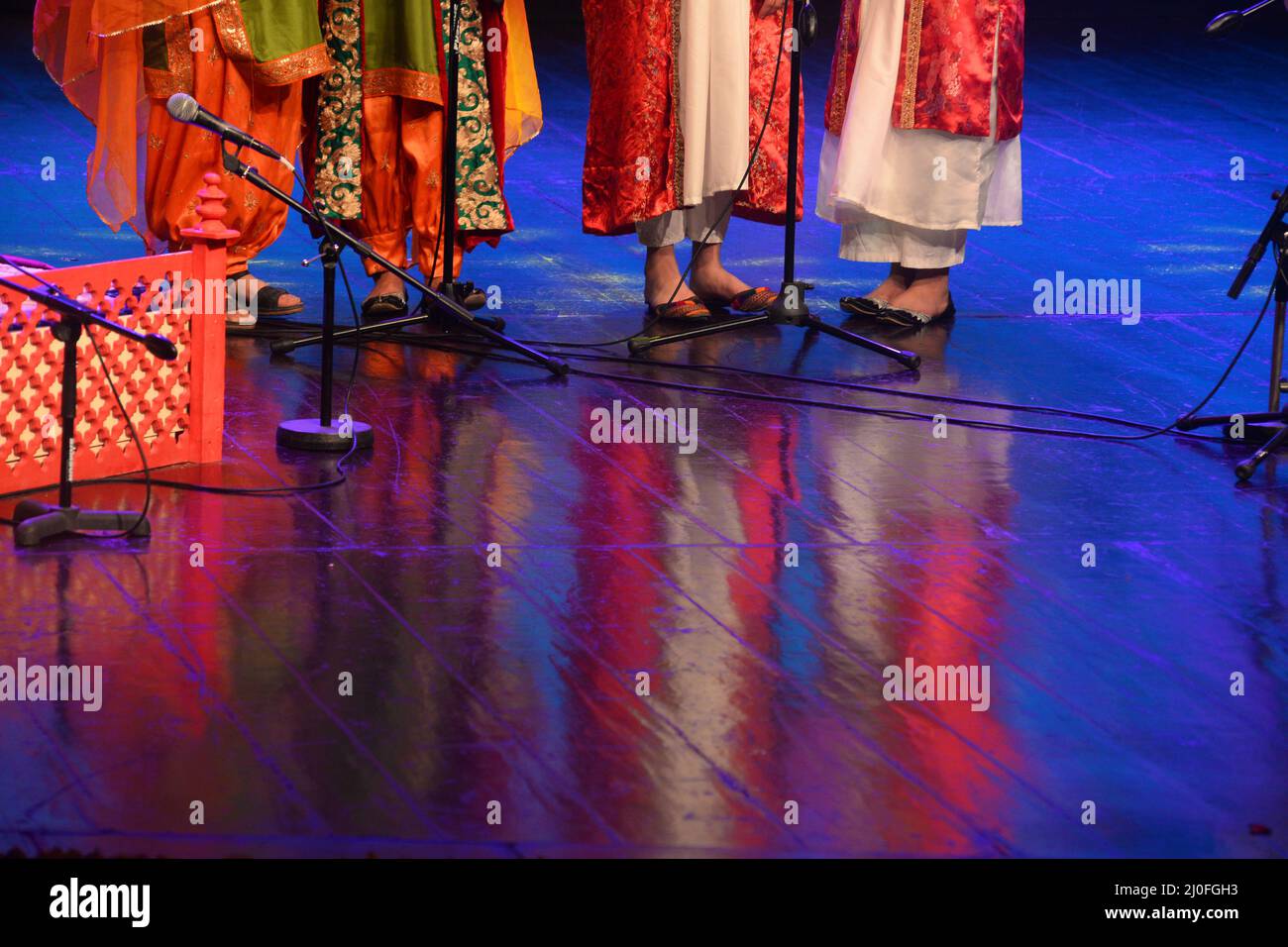 Islamabad, Pakistan. 17th Mar, 2022. Artists of Gilgit Baltistan music ...
