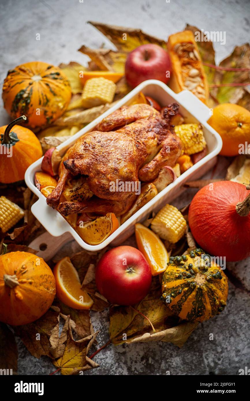 Thanksgiving dinner table hi-res stock photography and images - Alamy