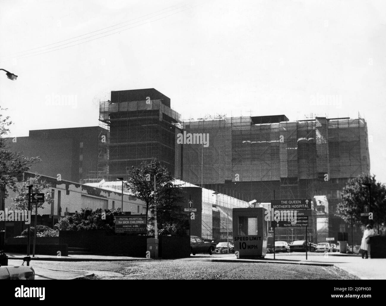 Royal Hospital for Sick Children, Yorkhill, Glasgow, Scotland, 18th May ...