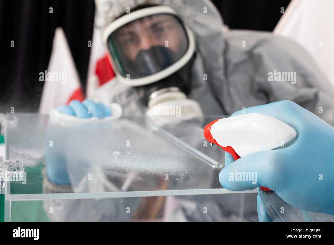 Cleaning stations hi-res stock photography and images - Alamy