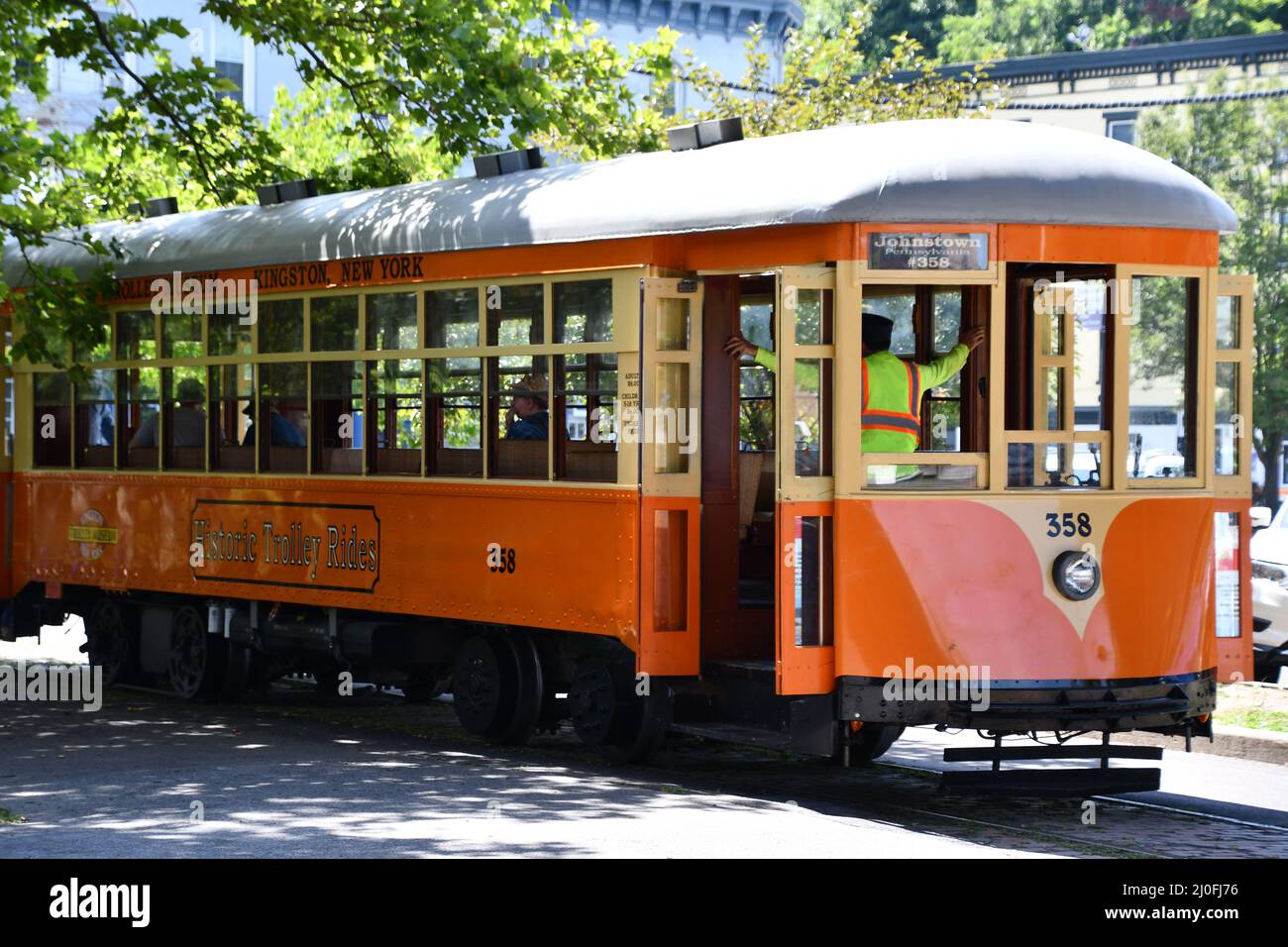 Trolley Museum of New York in Kingston, New York Stock Photo - Alamy