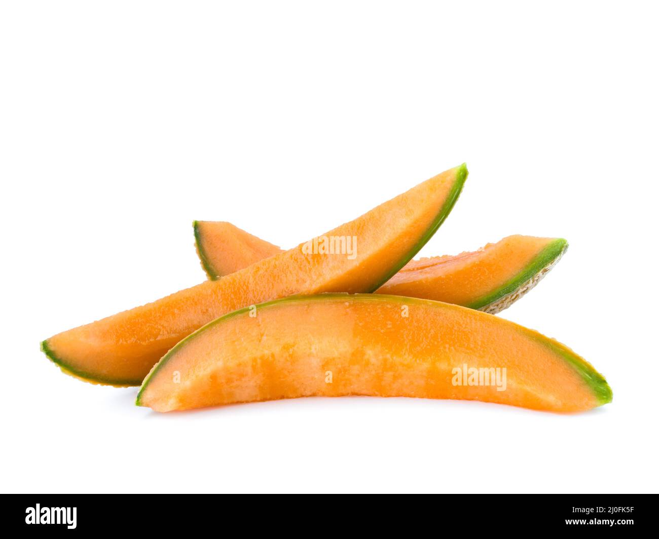 Ripe watermelon slices sliced Cut Out Stock Images & Pictures - Alamy