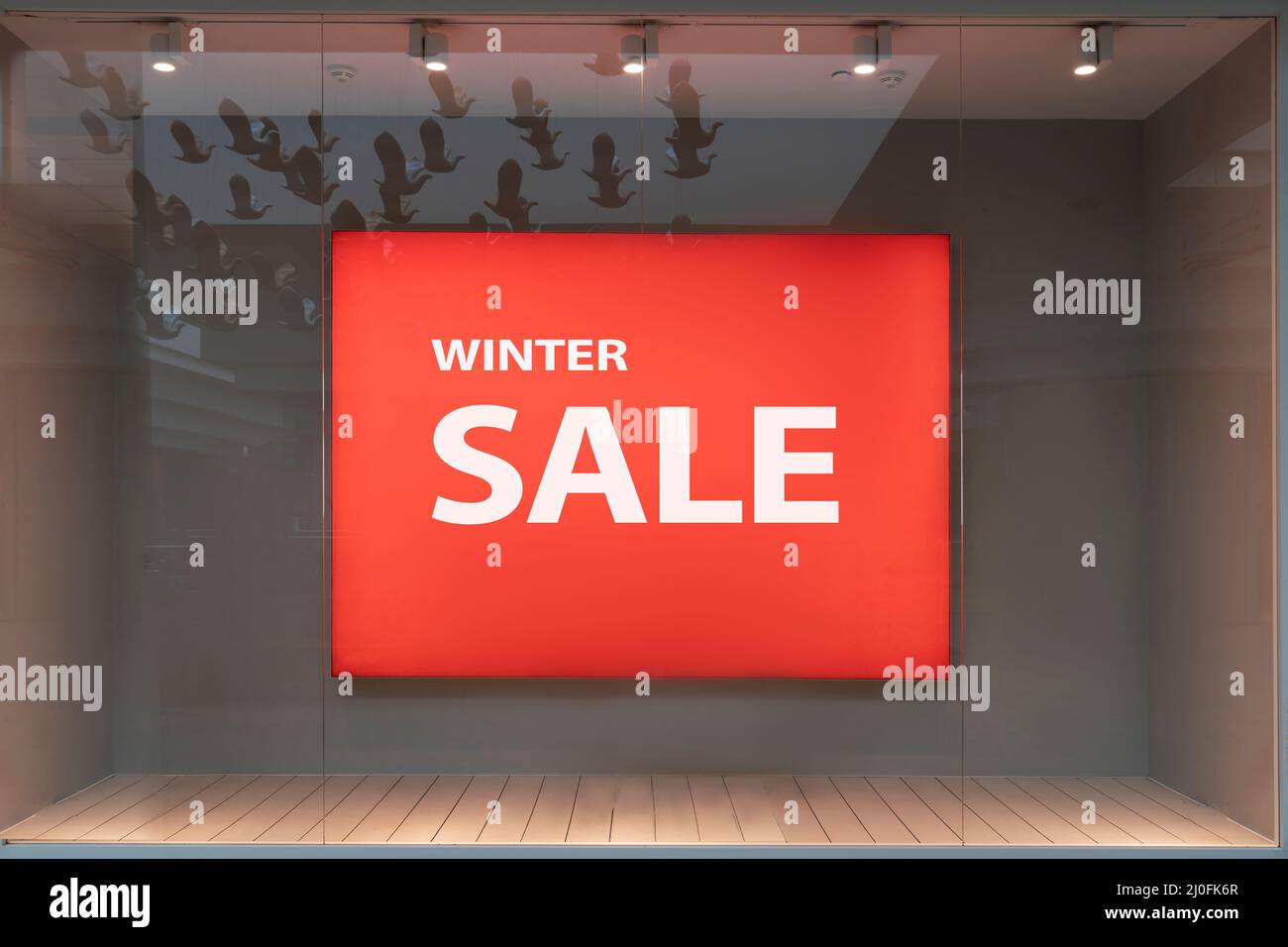 Poster banner shop window outside hi-res stock photography and images ...
