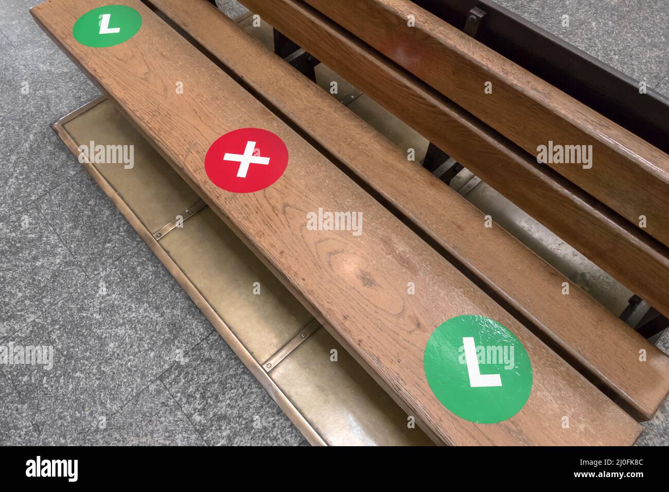 Covid spacing symbols Stock Photo - Alamy