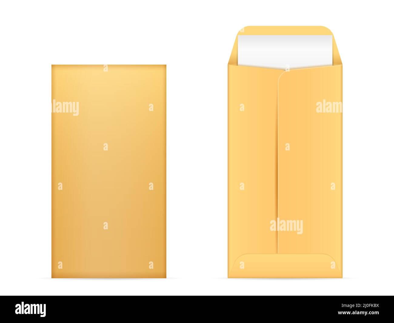 Envelope set on a white background. Vector illustration Stock Photo - Alamy