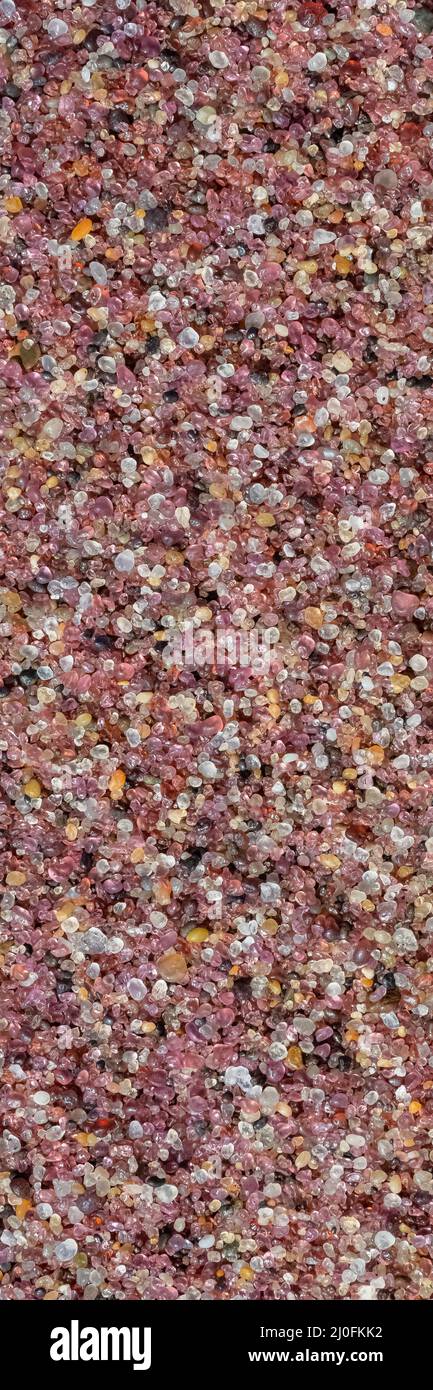Namibia, pink grains of sand on the dunes, texture, background Stock ...