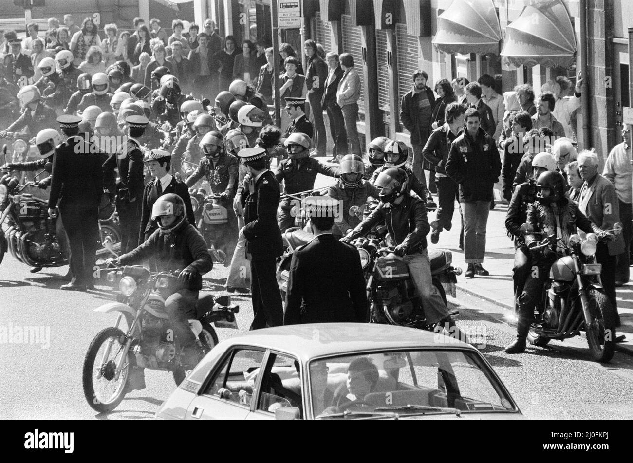 Mods & Rockers, May Day Bank Holiday, Scotland, Monday 5th May 1980 ...