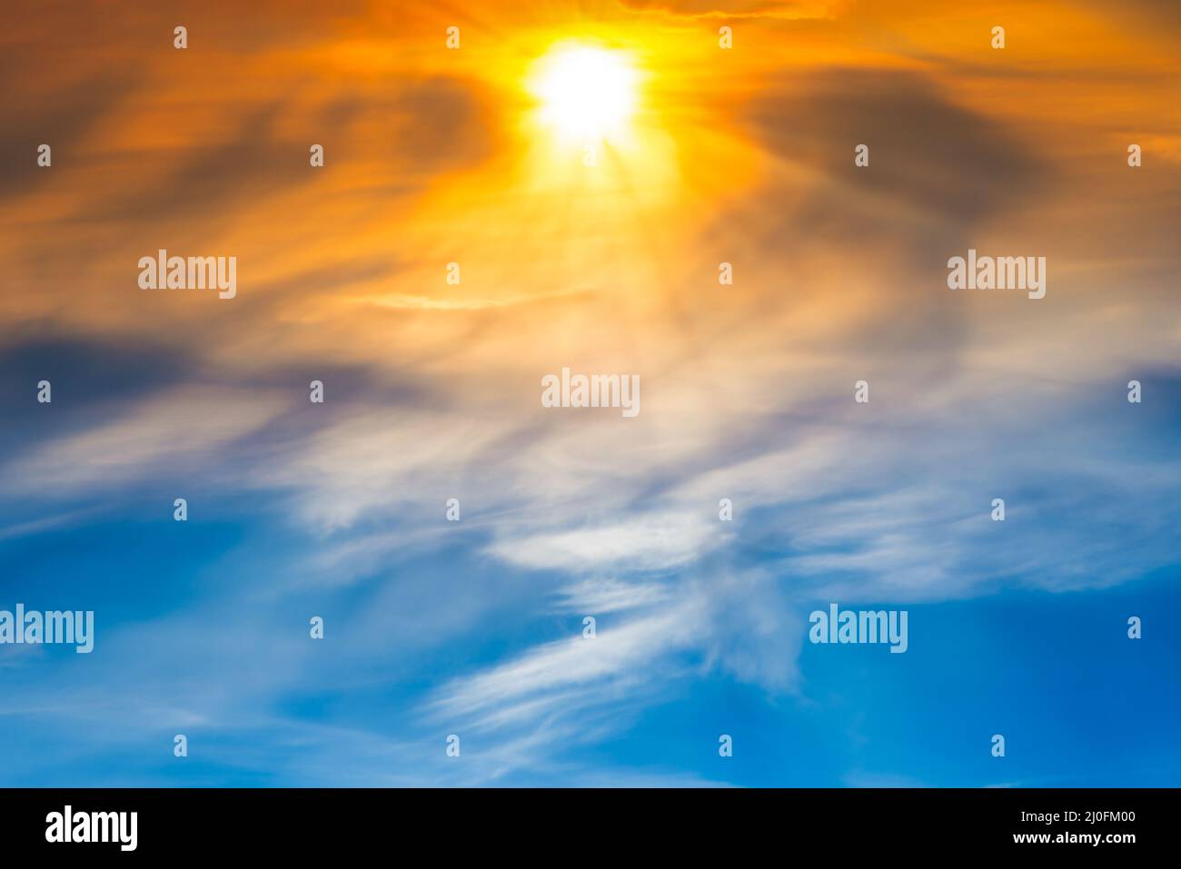 Beautiful sunset sunny summer sunrays hi-res stock photography and ...