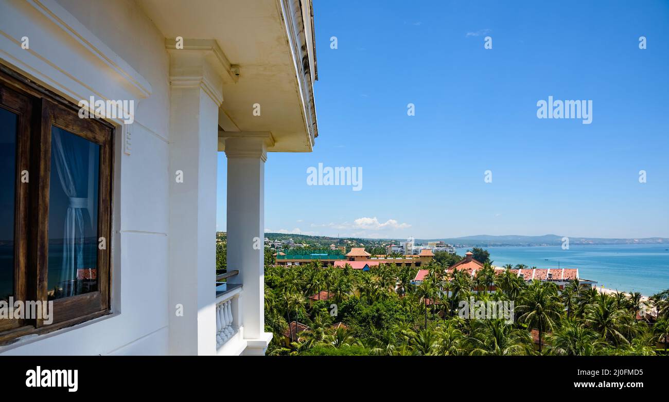 View from hotel balcony hi-res stock photography and images - Alamy