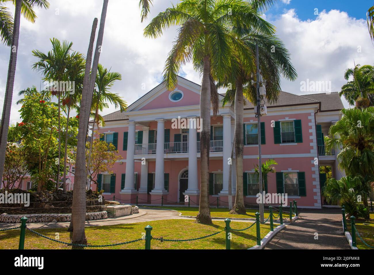 The Supreme Court of The Bahamas on Bank Line in historic downtown ...
