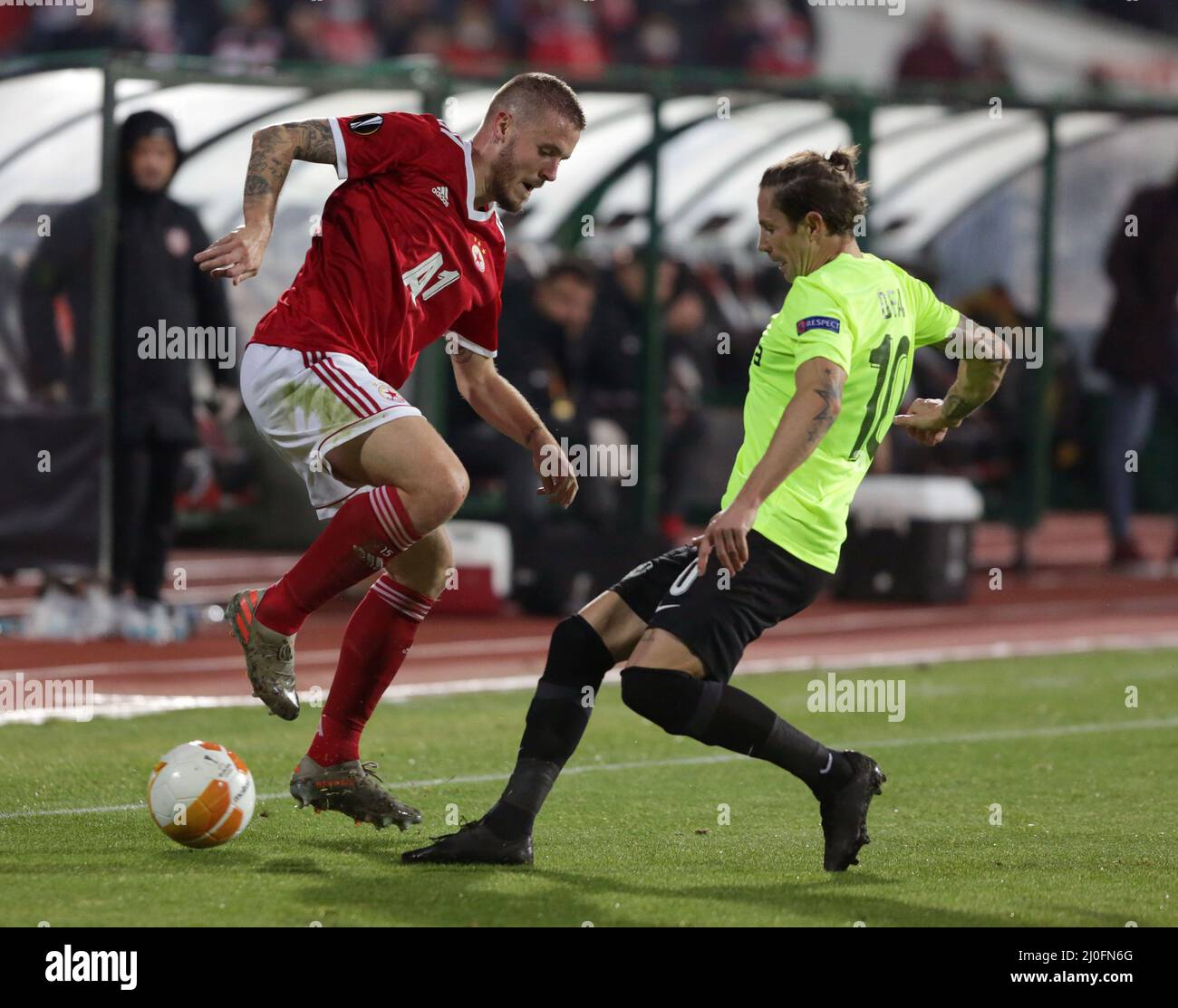 PFC CSKA-Sofia vs CFR 1907 Cluj Stock Photo - Alamy