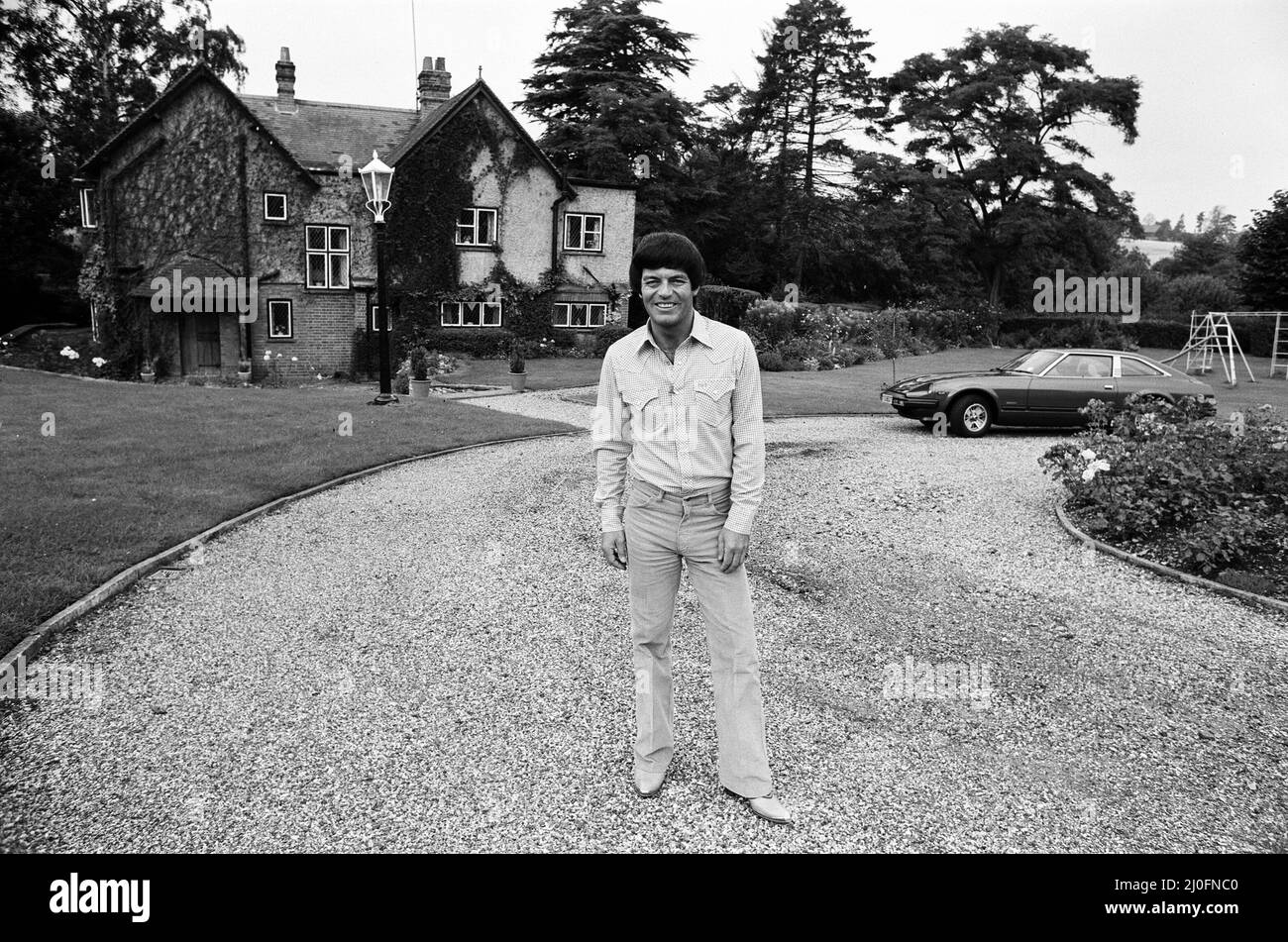 BBC DJ Tony Blackburn at his home in Cookham Dean, Berkshire, following ...