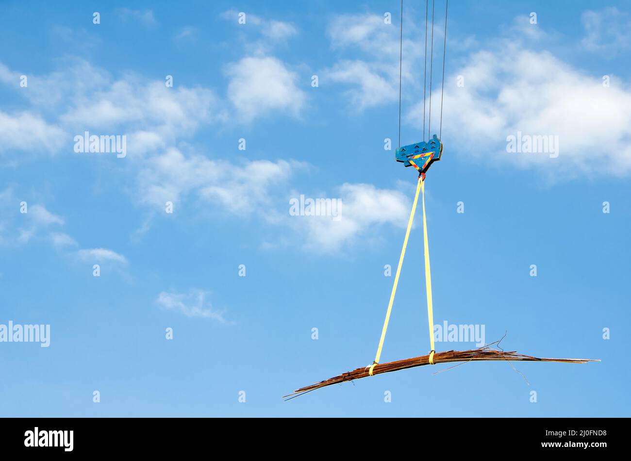 Crane steel hook lifting metal Stock Photo - Alamy
