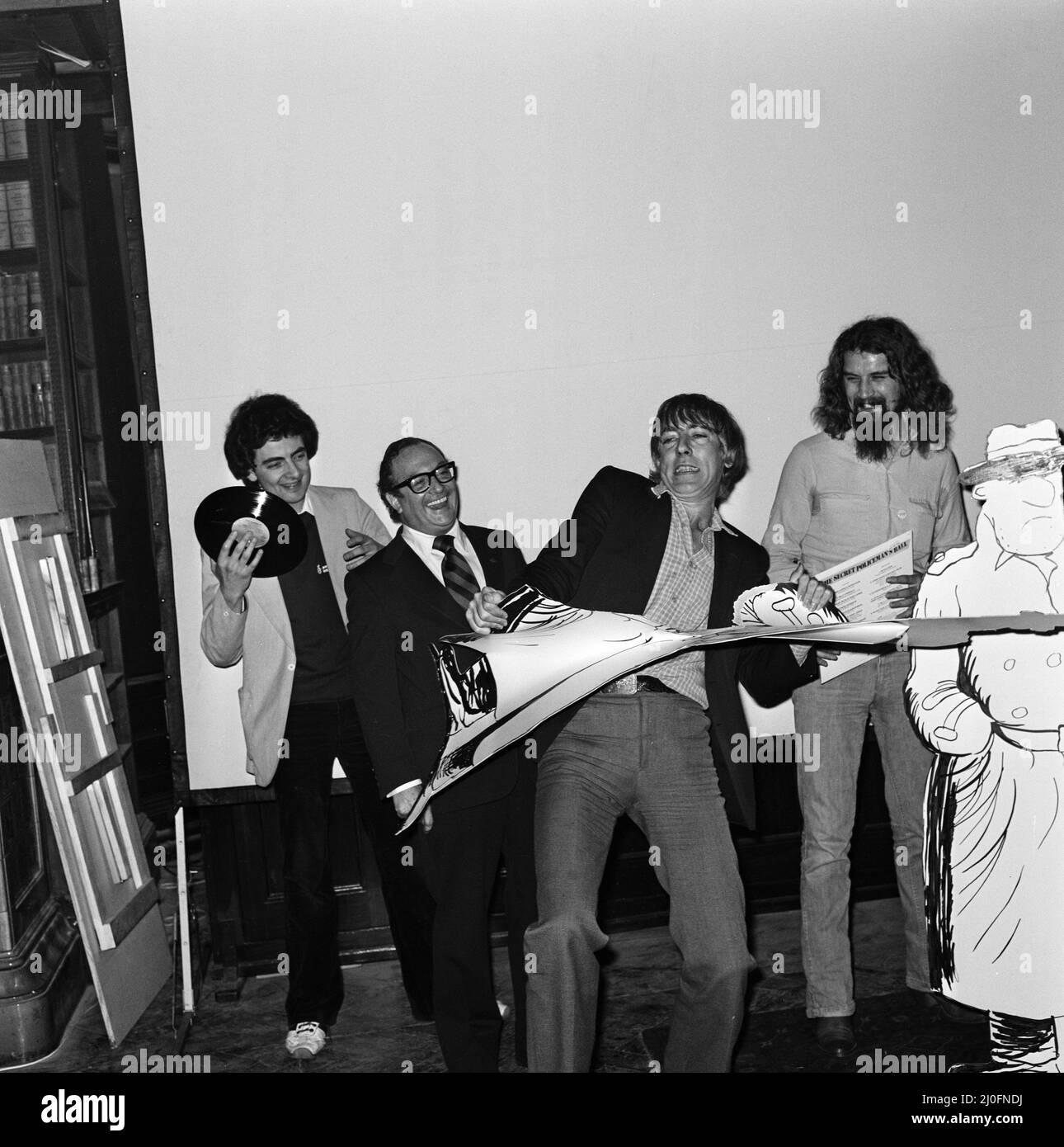 Comedian rowan atkinson Black and White Stock Photos & Images - Alamy