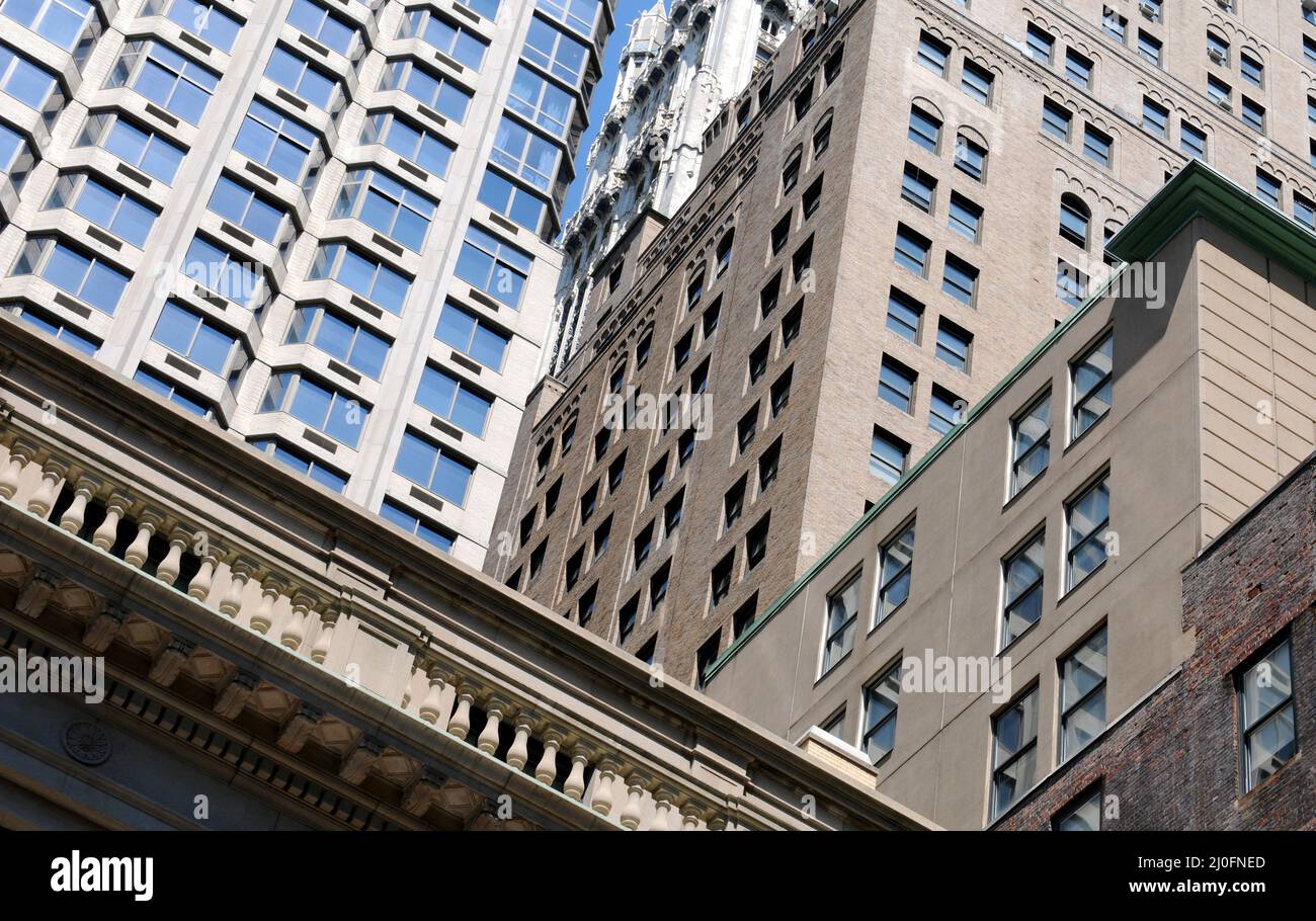 Skyscraper Building block details Stock Photo - Alamy