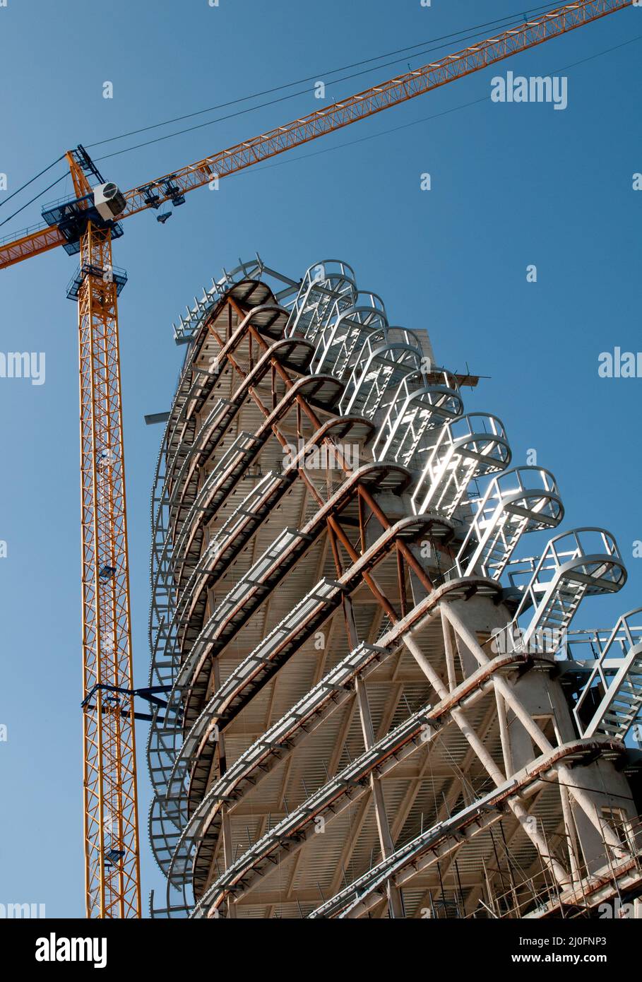 Modern Skyscraper construction Stock Photo - Alamy