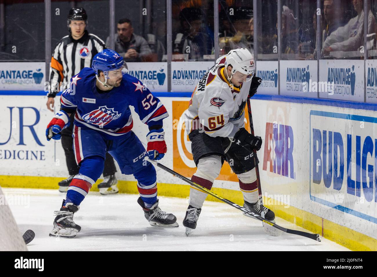 Rochester, USA. 18th Mar, 2022. March 18, 2022: Cleveland Monsters ...