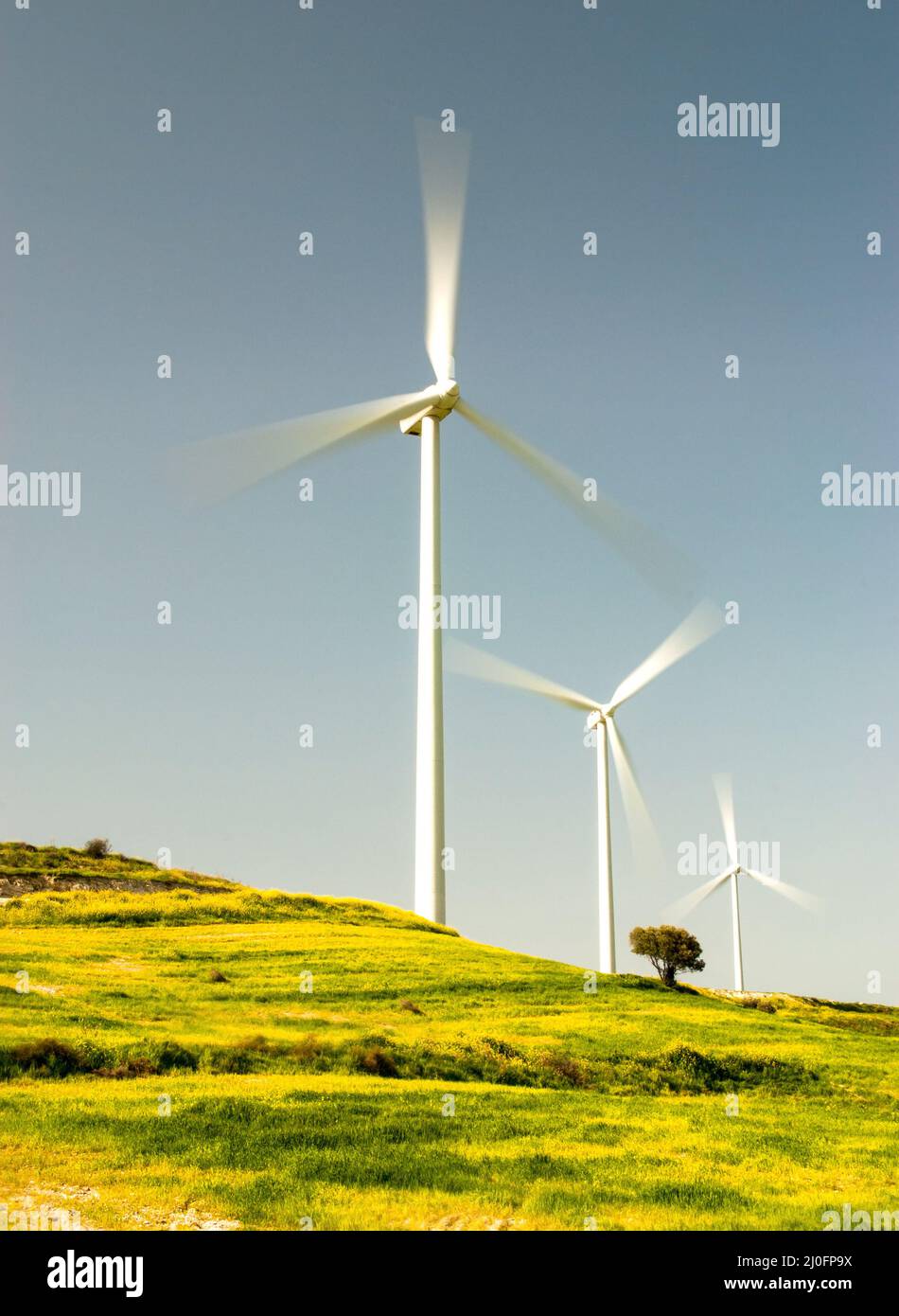 Energy landscape pylon turbine hi-res stock photography and images - Alamy