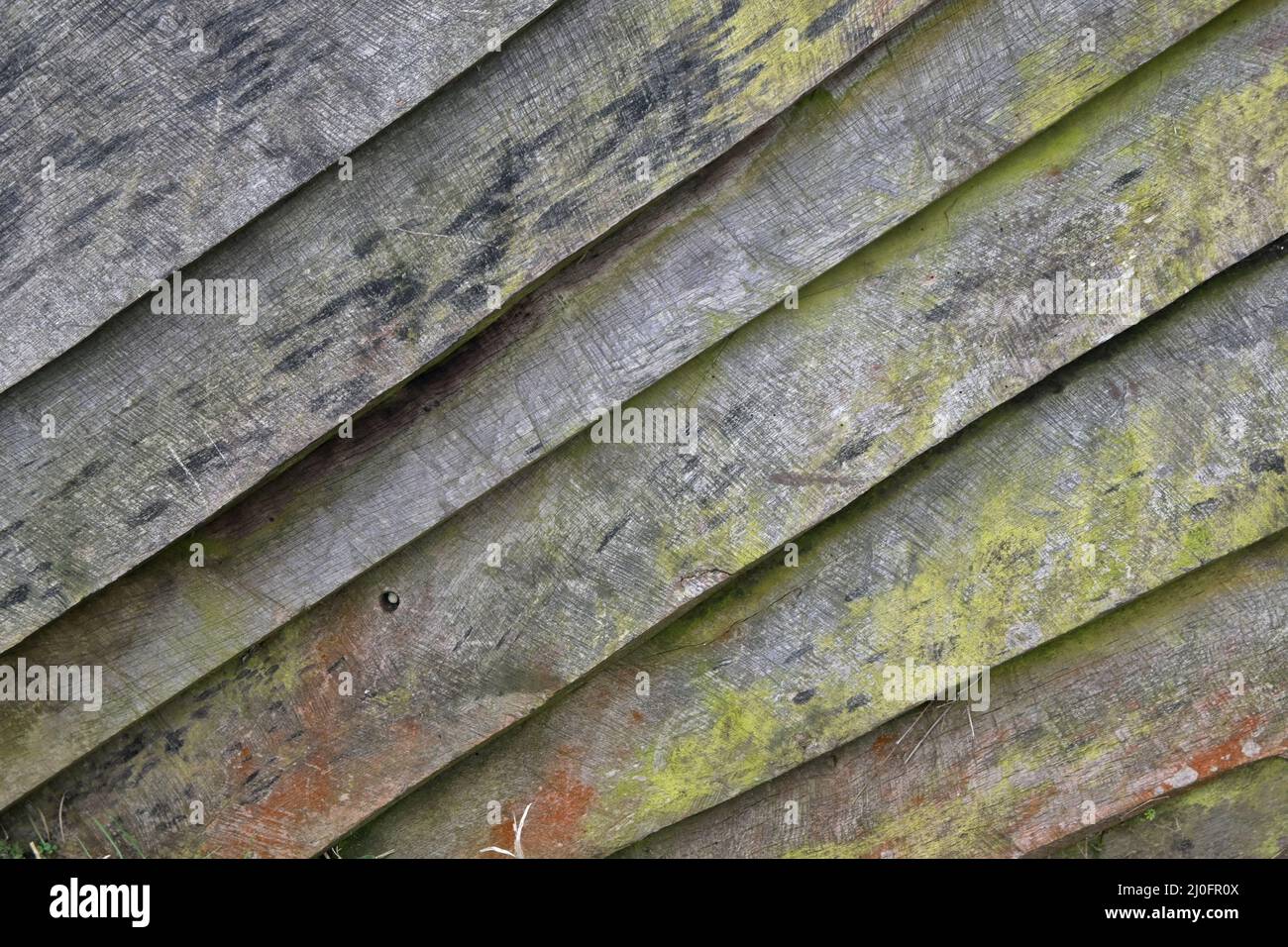 detail of anglo saxon boat, west stow country park, england Stock Photo ...
