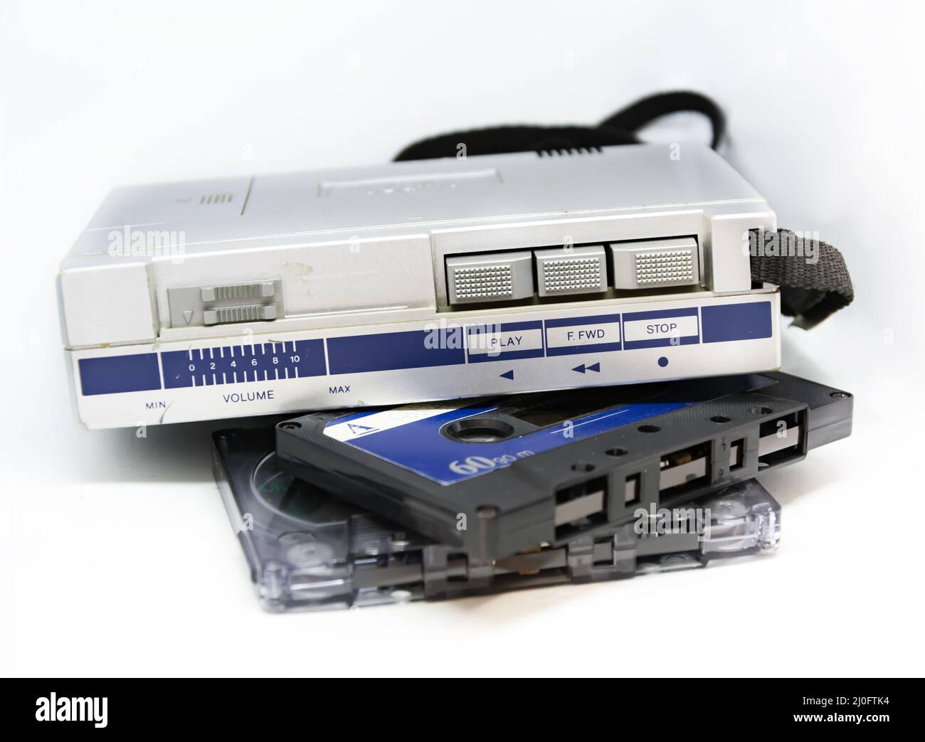 Old fashioned tape player Cut Out Stock Images & Pictures - Alamy