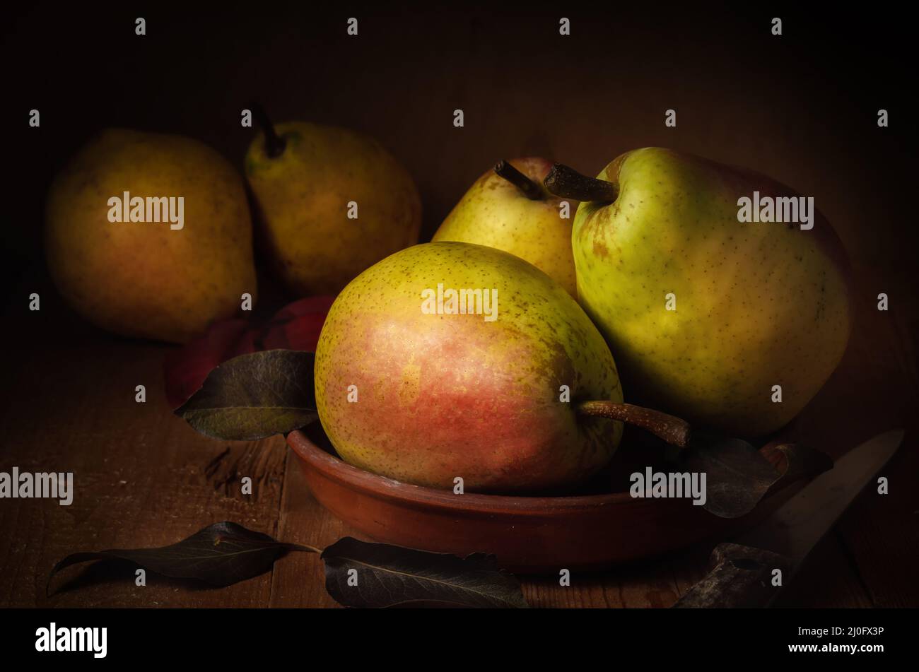 Red blush pear hi-res stock photography and images - Alamy