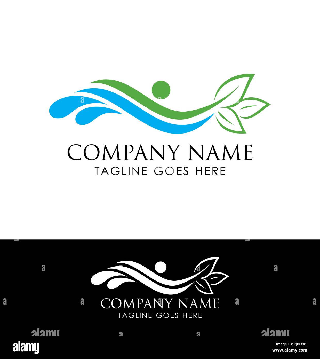 A vector Illustration set of Pool and Spa Logo Sign Stock Vector Image ...