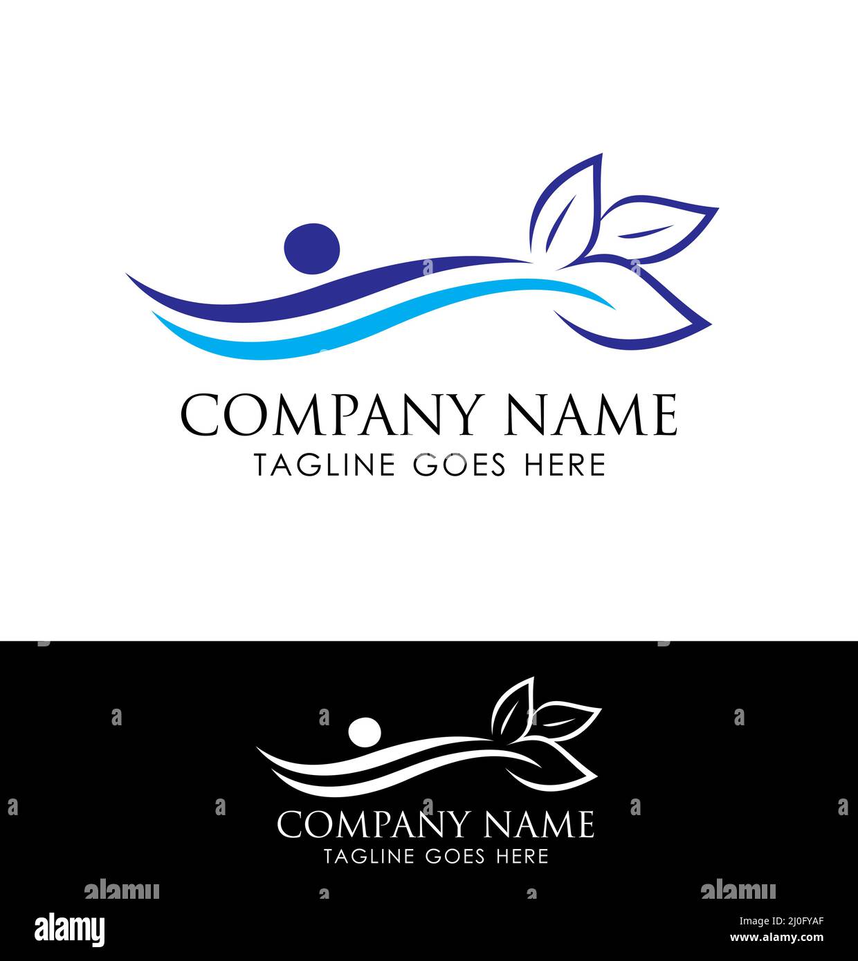 A vector Illustration set of Pool and Spa Logo Sign Stock Vector Image ...