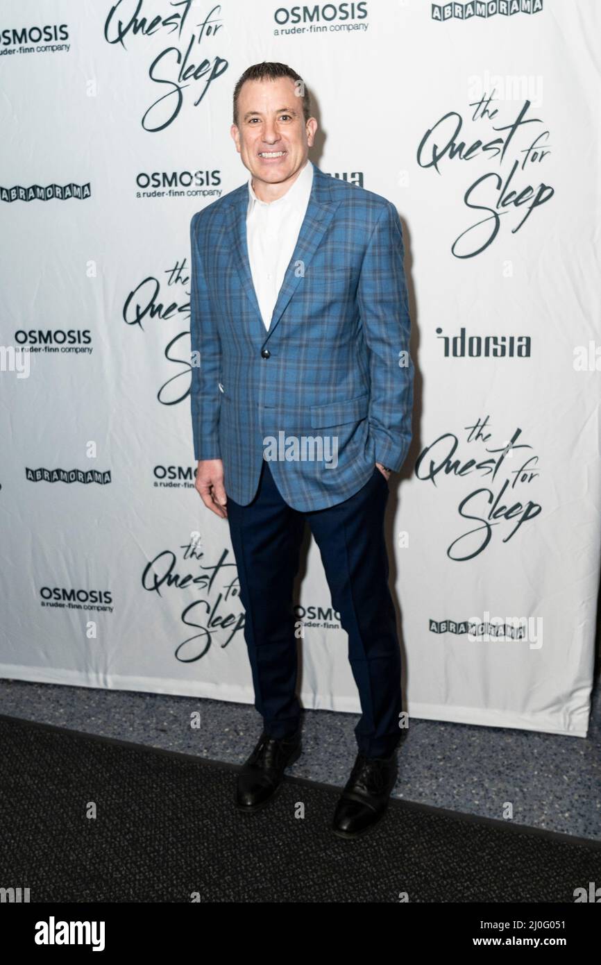 New York, NY - March 18, 2022: Executive producer Michael Moye attends ...