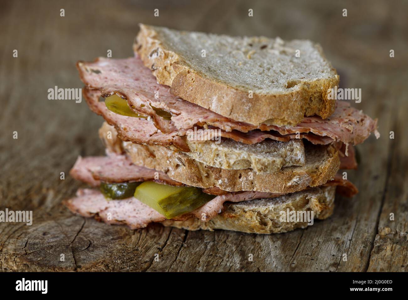 Liver cheese bread hi-res stock photography and images - Alamy