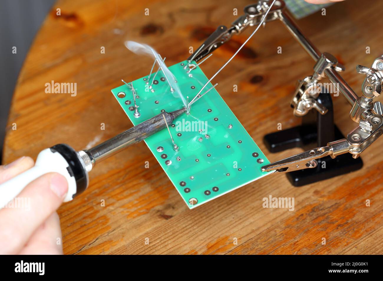 Soldering worker hi-res stock photography and images - Alamy