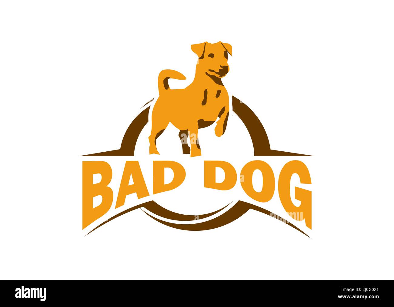 A vector illustration set of Dog Logo Template Vector Illustration ...