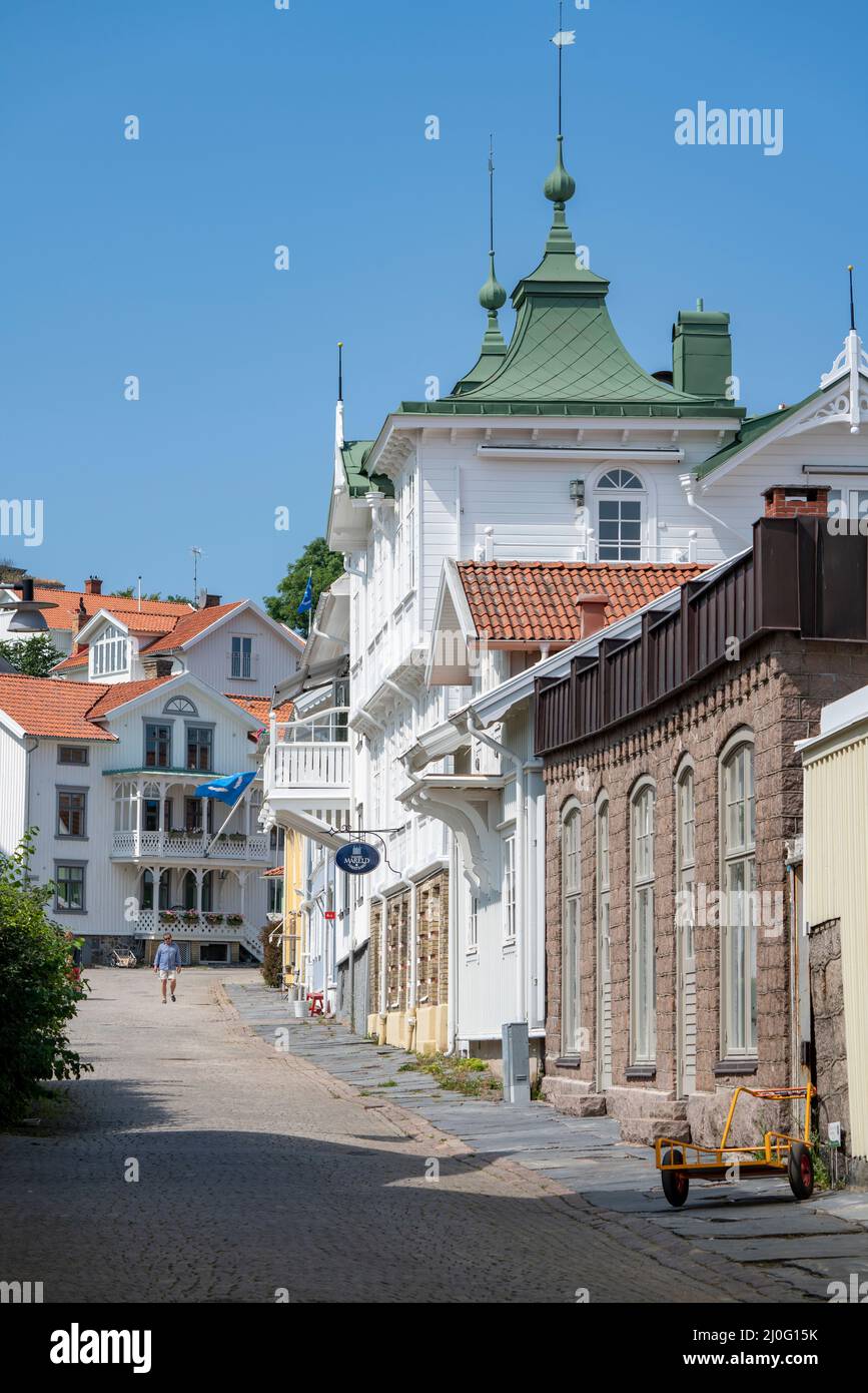 Marstrand Island Picturesque Maritime traditional Swedish Summer Town ...