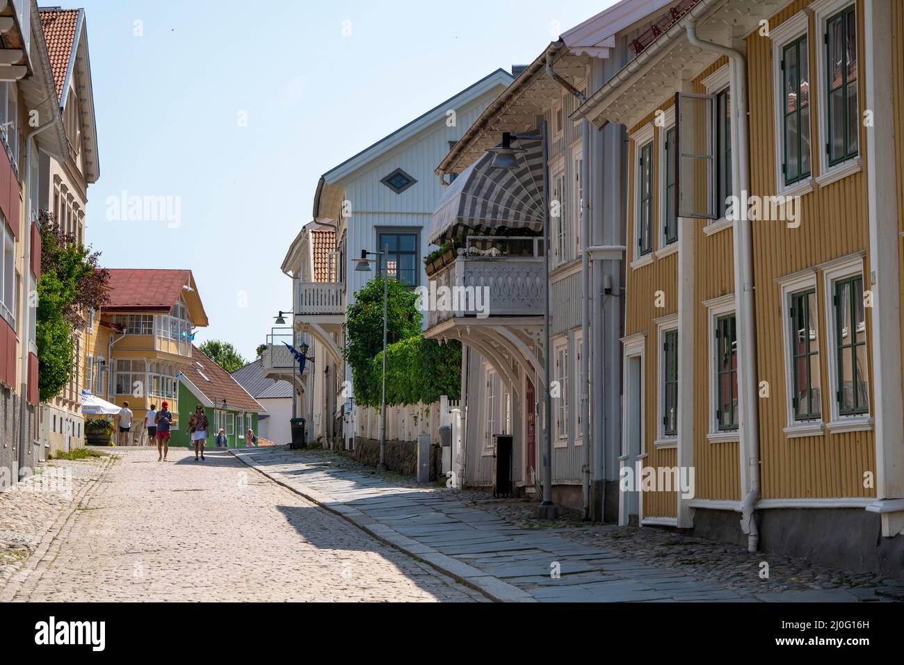 Marstrand Island Picturesque Maritime traditional Swedish Summer Town ...