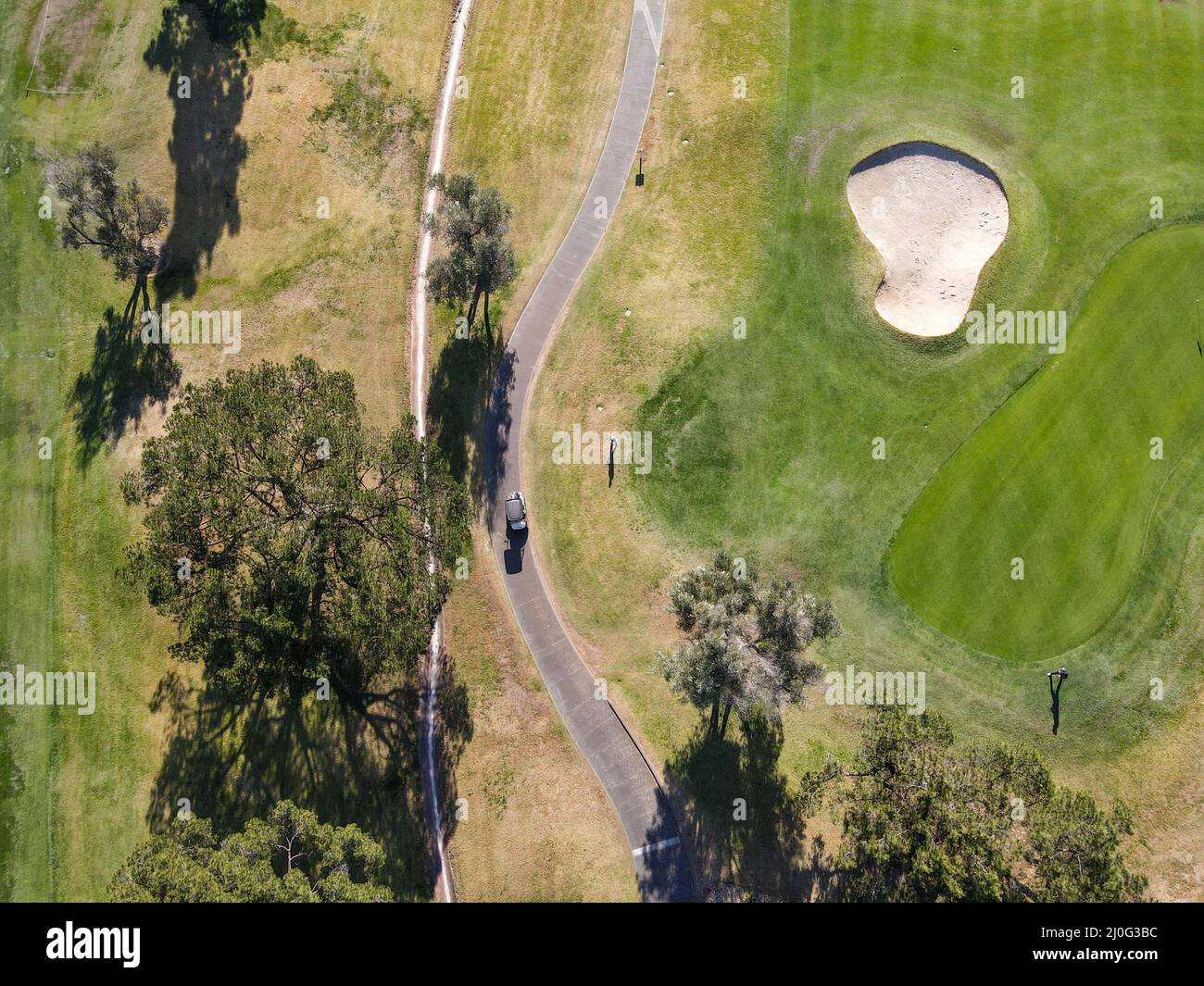 Golf green aerial hi-res stock photography and images - Alamy
