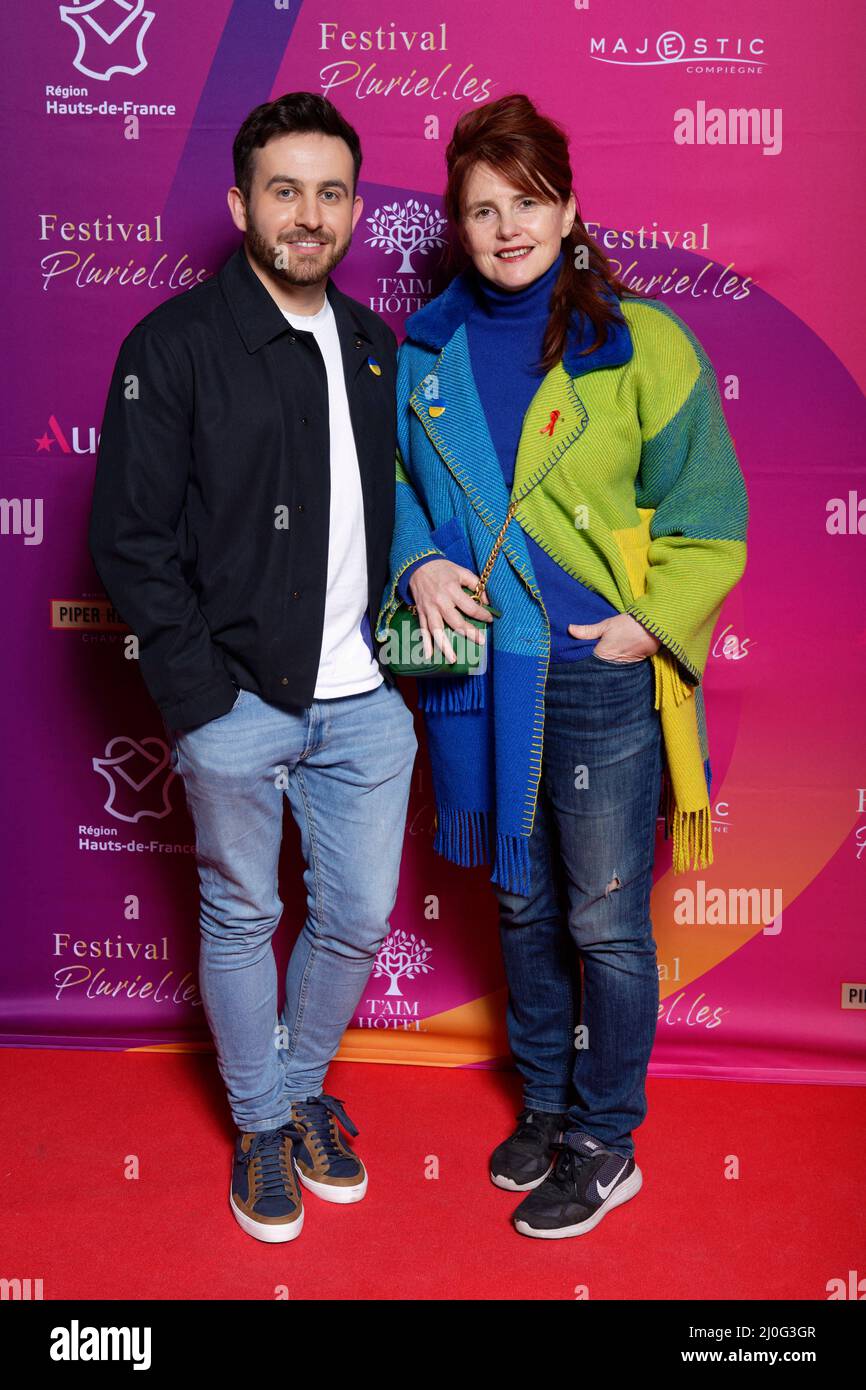 Quentin Delcourt and Marie-Castille Mention-Schaar attend the 5th ...