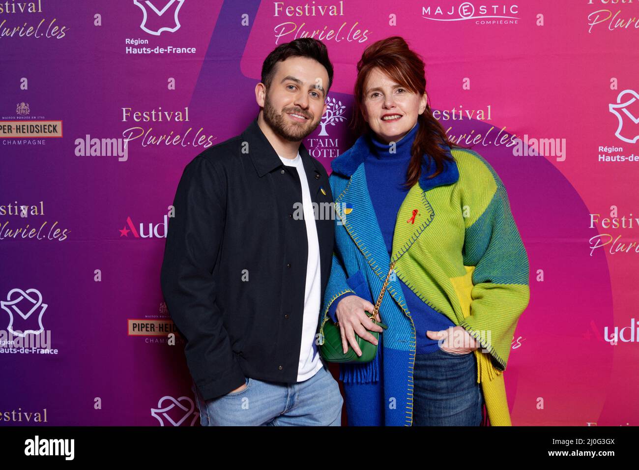 Quentin Delcourt and Marie-Castille Mention-Schaar attend the 5th ...