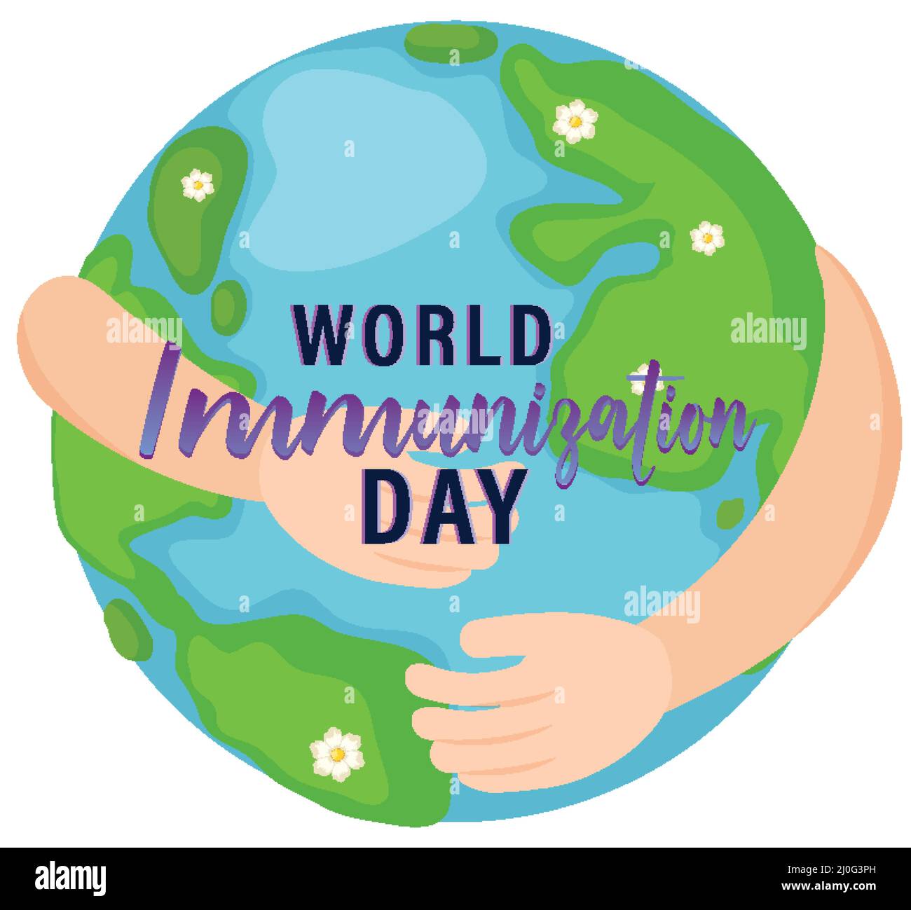 Poster design for world immunization day illustration Stock Vector ...
