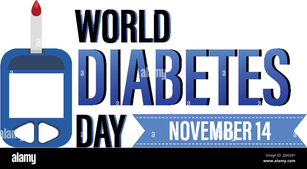World diabetes day poster design illustration Stock Vector Image & Art ...