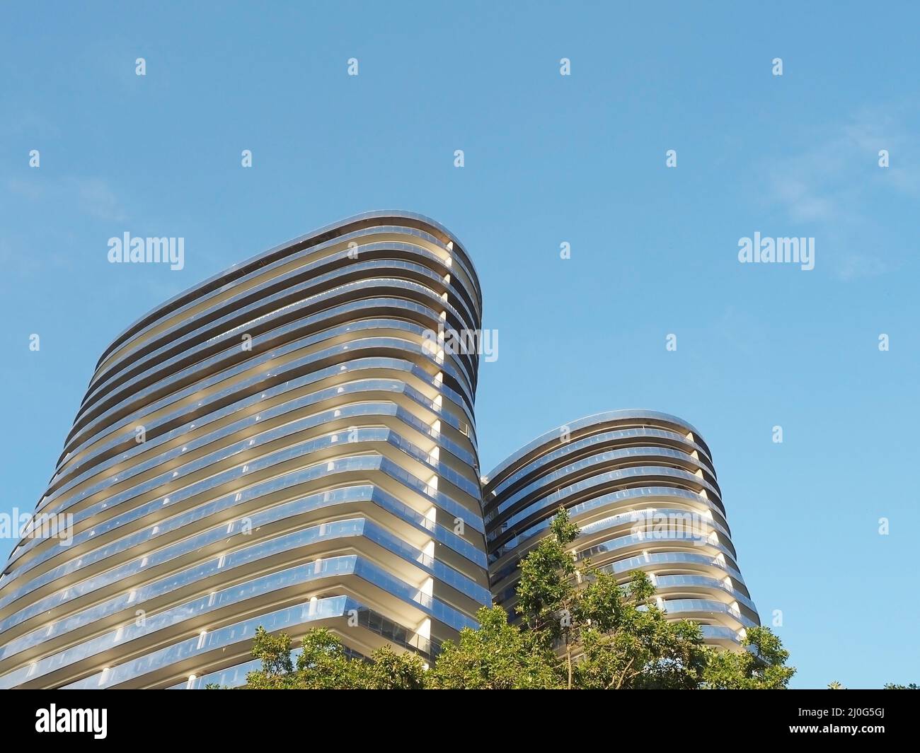 Oval residential tower hi-res stock photography and images - Alamy