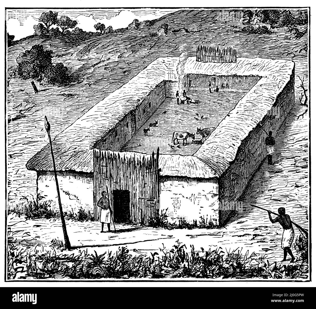 Tembe of the Bantu, , (, 1906), Tembe der Bantu, Tembe des Bantous ...